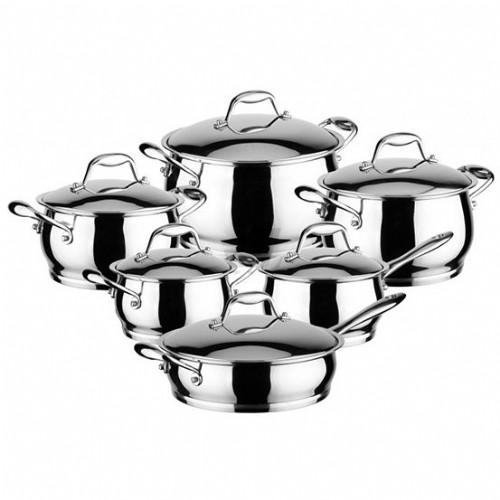 סט סירים ומחבתות ברגהוף 12 חלקים ברגהוף 1112275 BergHoff Zeno