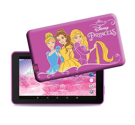 טאבלט לילדים 7 אינץ` עם מצלמה בעיצוב נסיכות דיסני